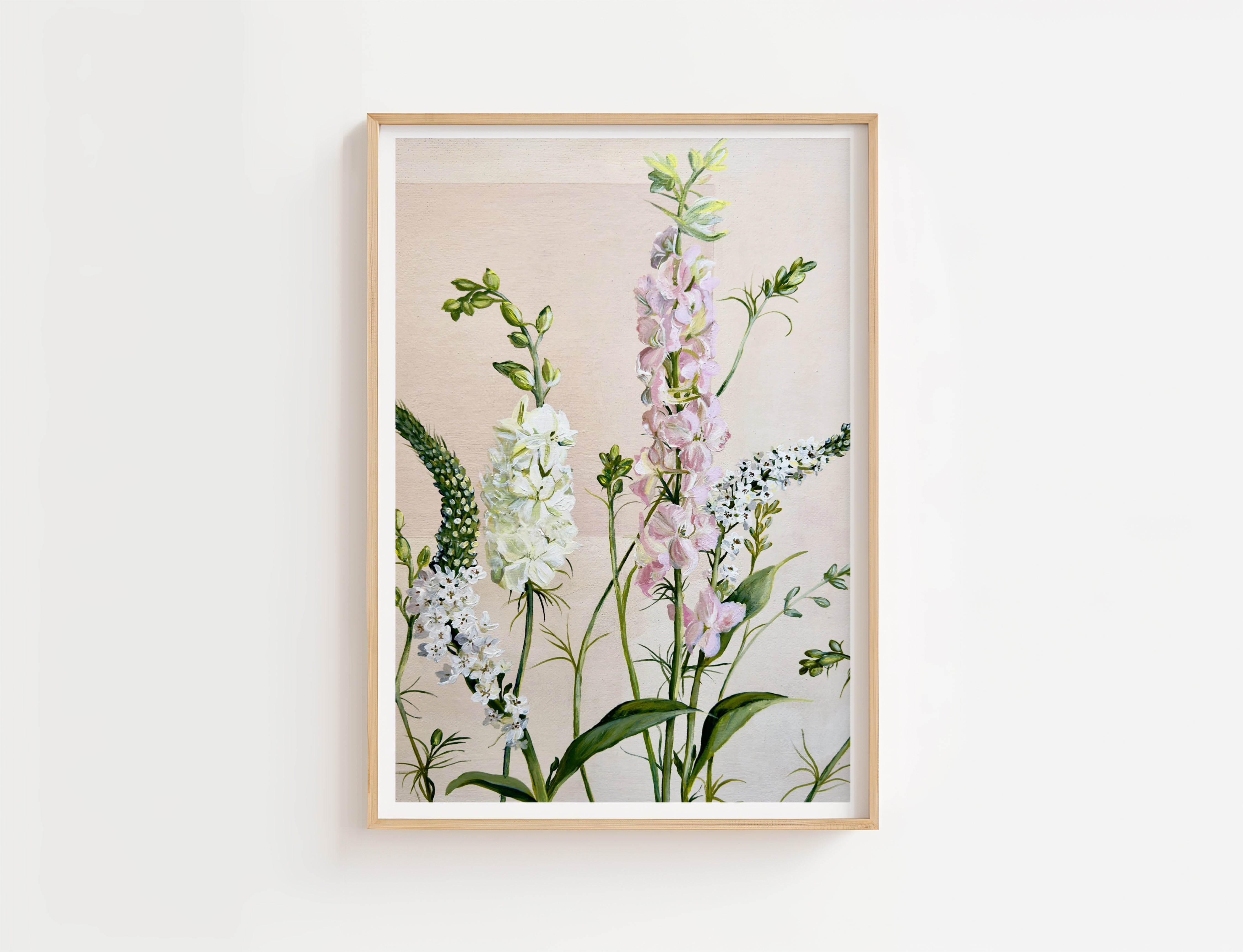 Pink Larkspur Print – Nay Bellamy